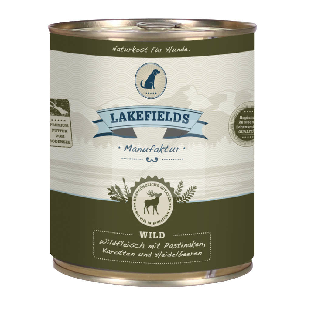 Wildfleisch mit Pastinaken, Karotten und Heidelbeeren 800g, 5,99